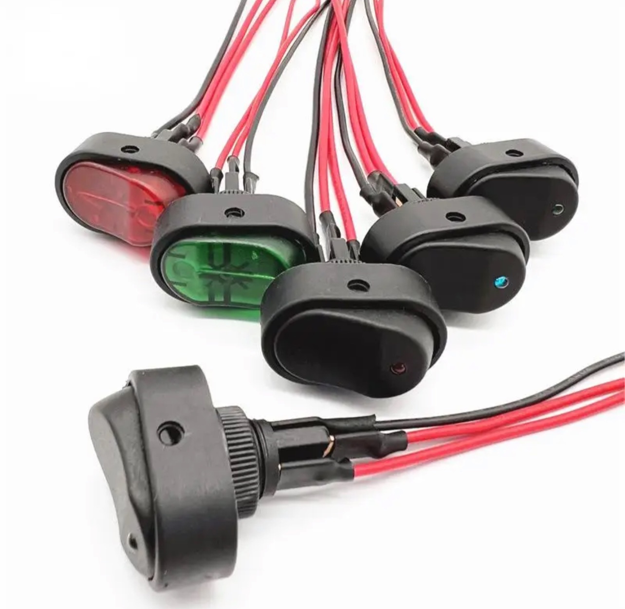 ΔΙΑΚΟΠΤΗΣ ΑΥΤΟΚΙΝΗΤΟΥ ΟΝ-ΟFF ME LED ΦΩΤΑΚΙ 12-24V - ΚΟΛΛΙΑΣ