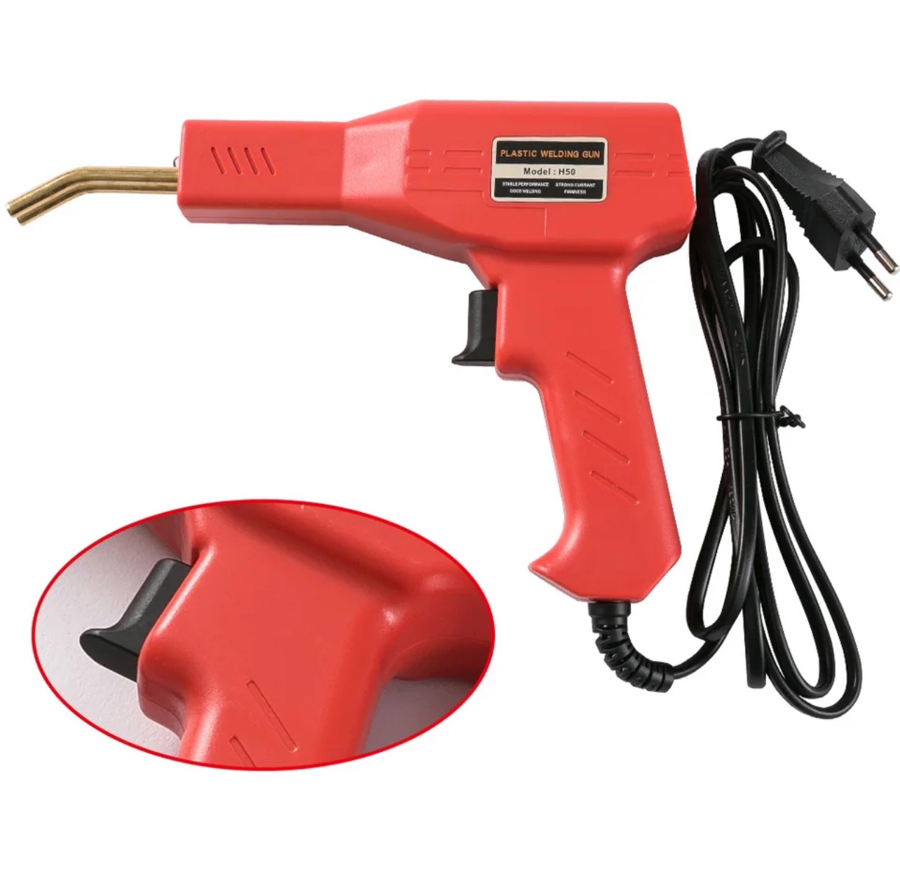 ΠΙΣΤΟΛΙ ΣΥΓΚOΛΗΣΗΣ ΠΛΑΣΤΙΚΩΝ ΜΕ ΣΥΡΜΑΤΑΚΙΑ Η50 - ΚΟΛΛΙΑΣ