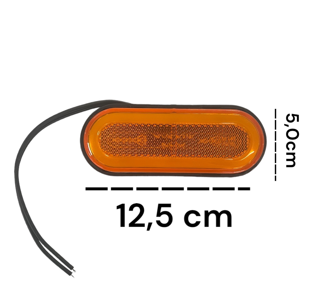 ΦΑΝΟΣ ΟΓΚΟΥ KITΡΙΝΟΣ LED 12V/24V - ΚΟΛΛΙΑΣ